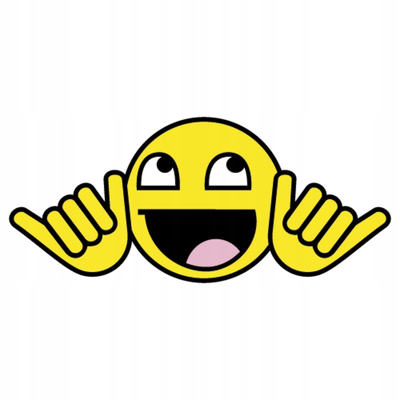 Naprasowanka Prasowanka Termo Naklejka na Odzież Koszulkę Emoji mem ...