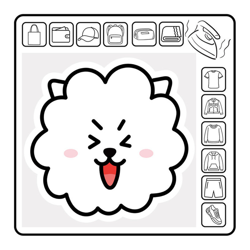 Naprasowanka termo naklejka BTS kpop army RG bt21 pop 12 - ZebraShop | Sklep EMPIK.COM