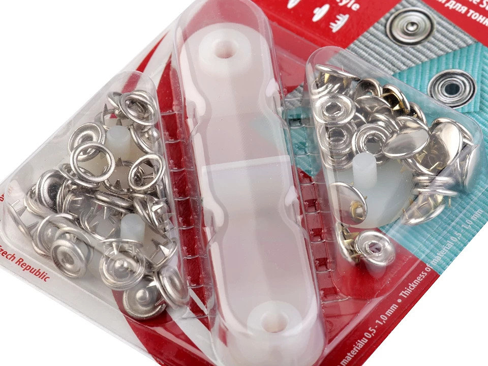 Napy / Guziki Srebrne Fi 11 Mm - Koh-I-Noor | Sklep EMPIK.COM