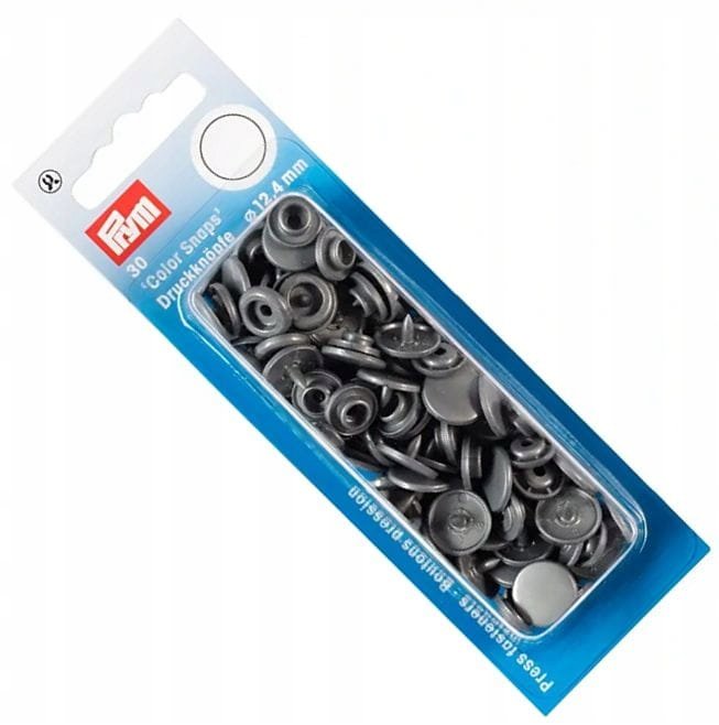 napy plastikowe COLOR SNAPS fi 12,4mm PRYM 393145 srebrne . - Prym ...