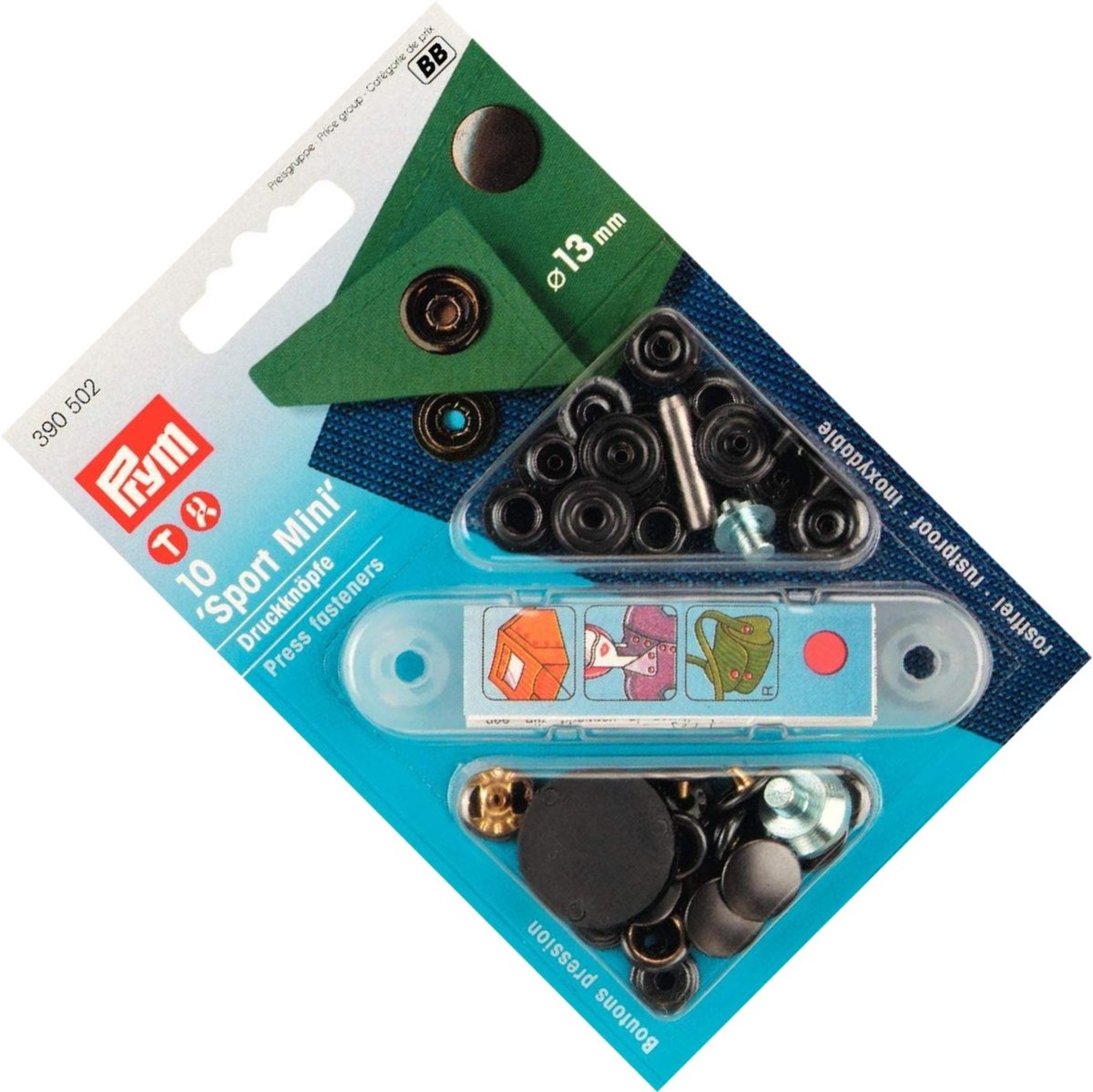 Napy Sport & Camping Czarne Fi 13Mm 10Szt Prym 390502 . - Inna marka ...