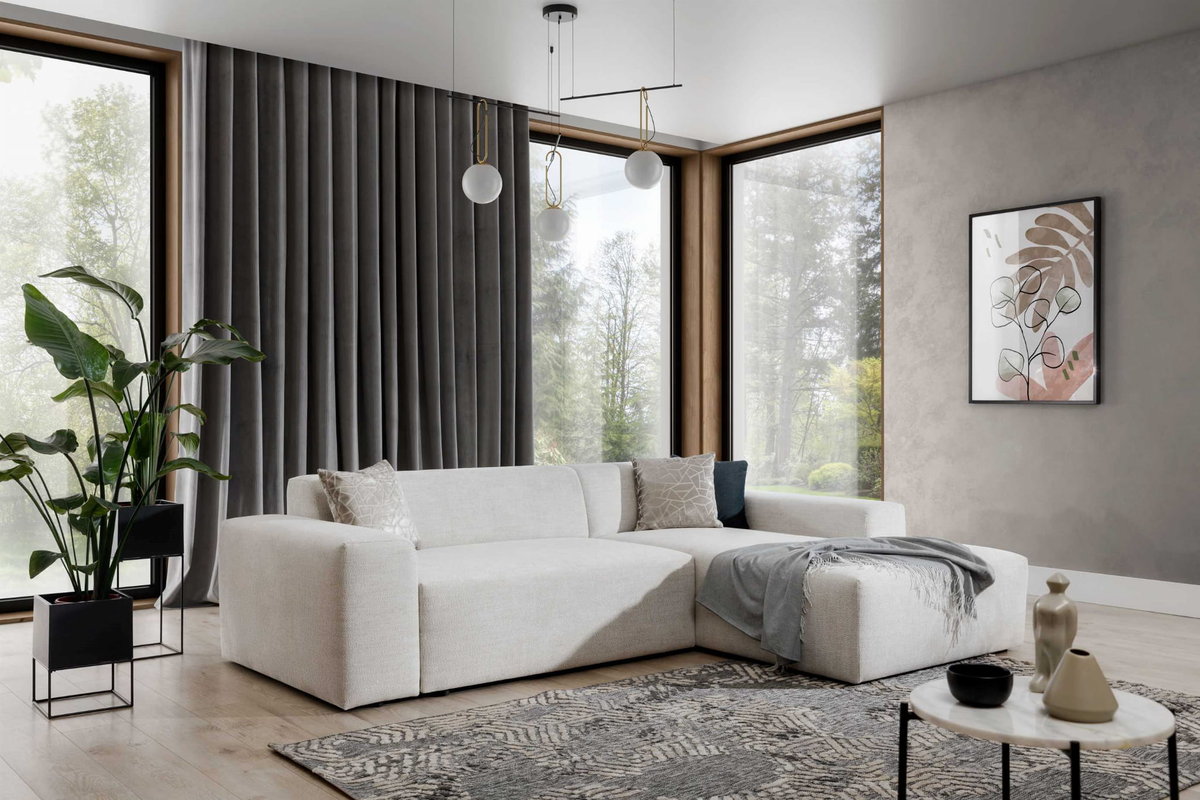 Narożnik ZEUS 3 Szerokość 266 cm Funkcja Spania Modułowy - Kornelo ...