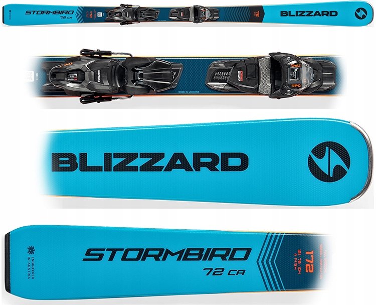 Narty Blizzard STORMBIRD 72 CA 2026 + Wiązania TPC 11 Demo 166cm ...