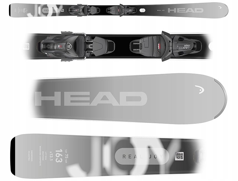 Narty Head REAL JOY 2025 + Wiązania PROTECTOR SLR 10 GW 148cm - Head ...