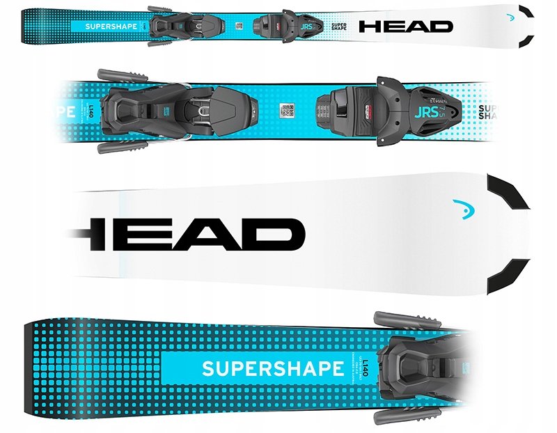 Narty Head SUPERSHAPE JRS 2025 + Wiązania JRS 7.5 GW 130cm - Head ...