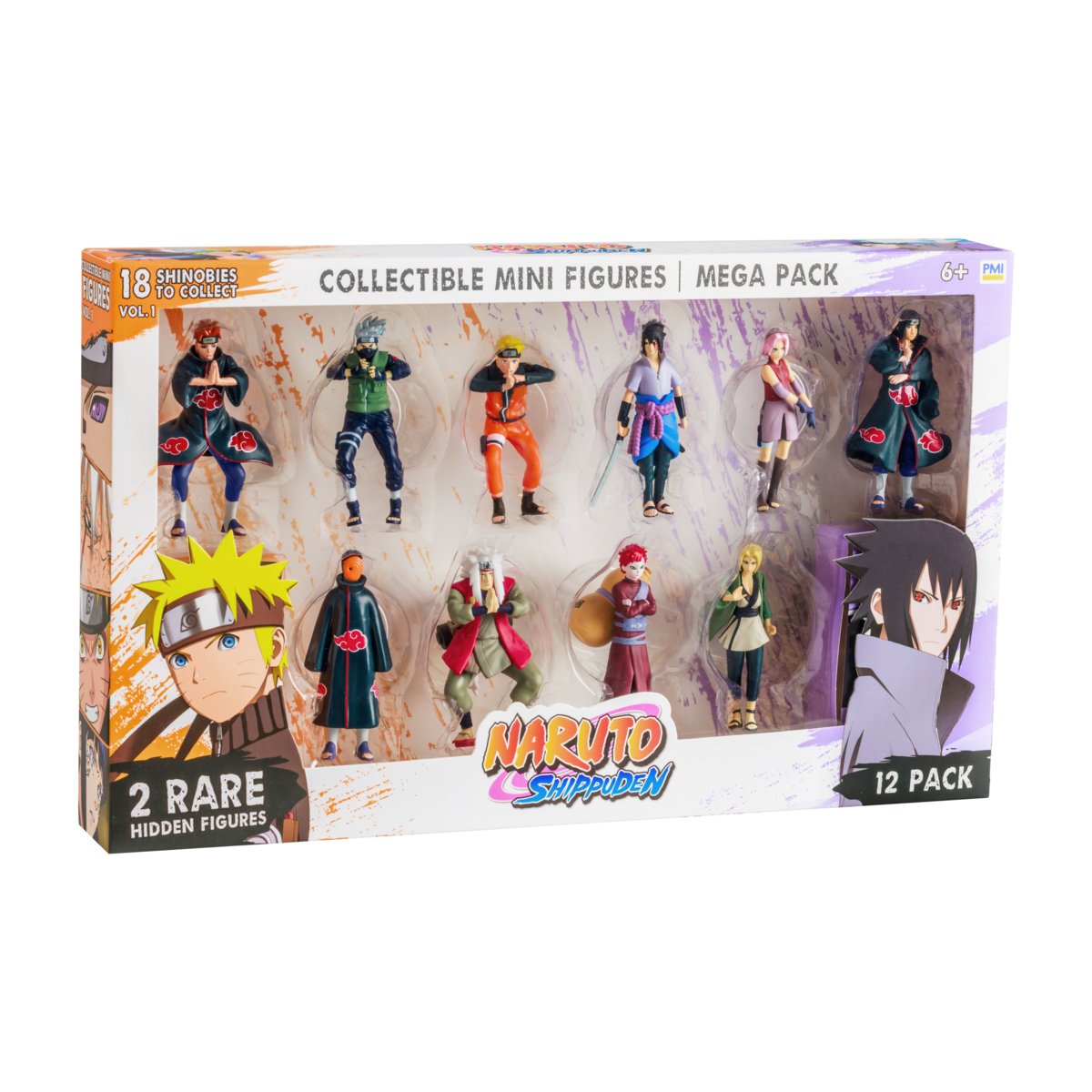 NARUTO SHIPPUDEN FIGURES -12 PACK DELUXE EDITION VER. A - Naruto ...