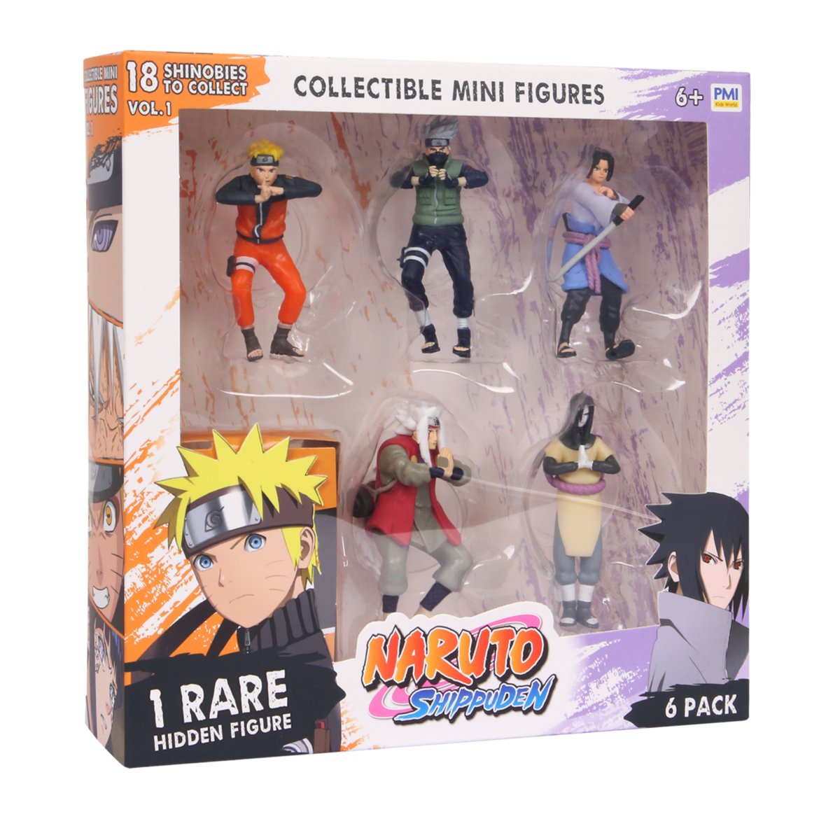 NARUTO SHIPPUDEN FIGURES - 6 PACK DELUXE EDITION VER. B - Naruto ...