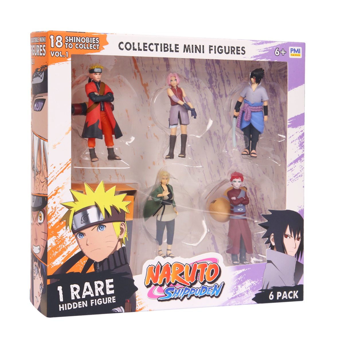 NARUTO SHIPPUDEN FIGURES - 6 PACK DELUXE EDITION VER. C - Naruto ...
