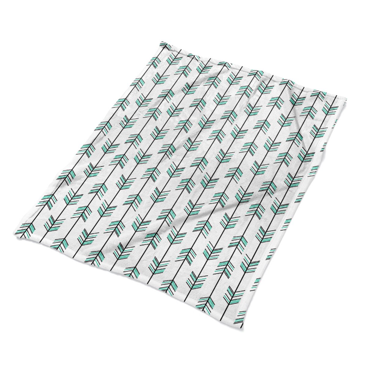 Narzuta pluszowa pled do domu Strzałki ilustracja, Fabricsy - Fabricsy ...