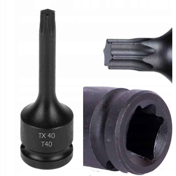 Nasadka udarowa torx z 1/2 T40 TX40 do wkrętów - Richmann | Sklep EMPIK.COM