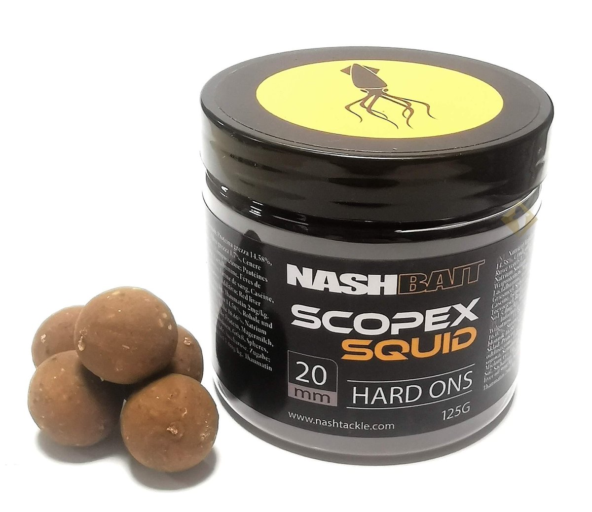 Nash Kulki Hard Scopex Squid 20Mm - nash tackle | Sport Sklep EMPIK.COM