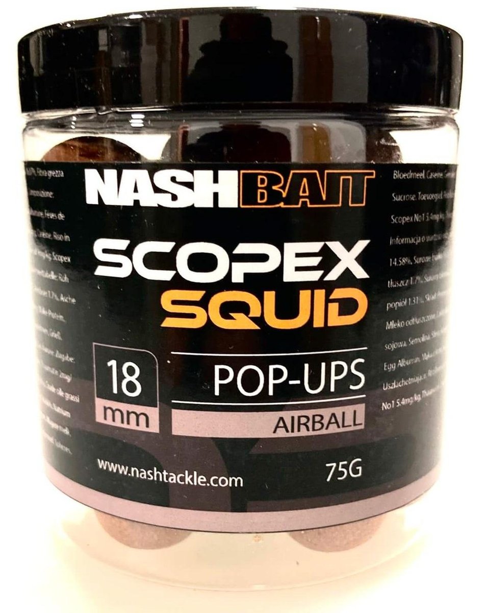 Nash Kulki Pop-Up Scopex Squid 18Mm - nash tackle | Sport Sklep EMPIK.COM