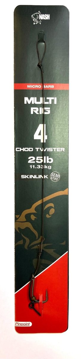 Nash Przypon Karpiowy Multi Rig 4 Zadziorowy - nash tackle | Sport ...