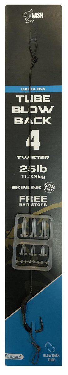 Nash Przypon Karpiowy Tube Blow Back Rig 4 Bezzadziorowy - nash tackle ...