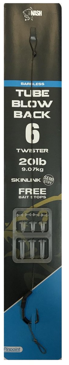 Nash Przypon Karpiowy Tube Blow Back Rig 6 Bezzadziorowy - nash tackle ...