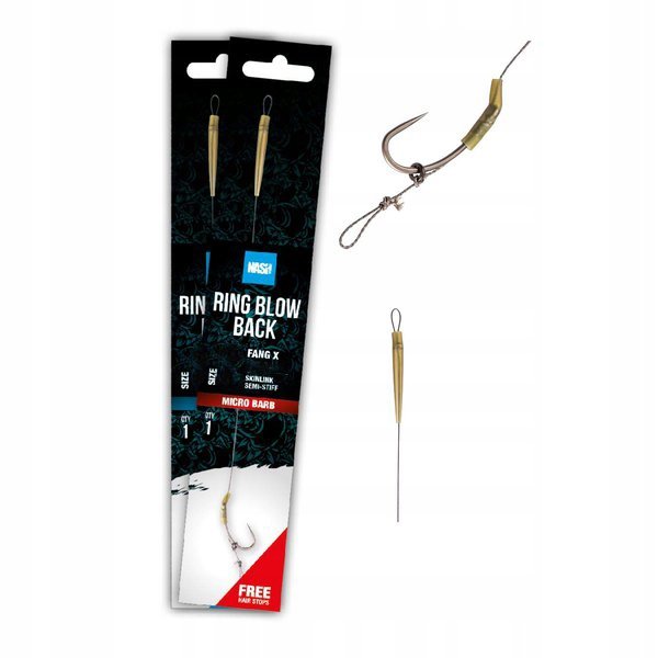 Nash Ring Blow Back Rig r.2 25lb gotowy przypon - Inna marka | Sport ...