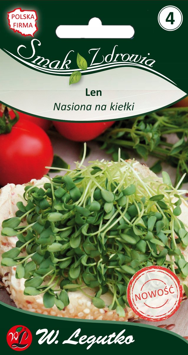 Nasiona Na Kiełki, Len, 10G - W. Legutko | Sklep EMPIK.COM
