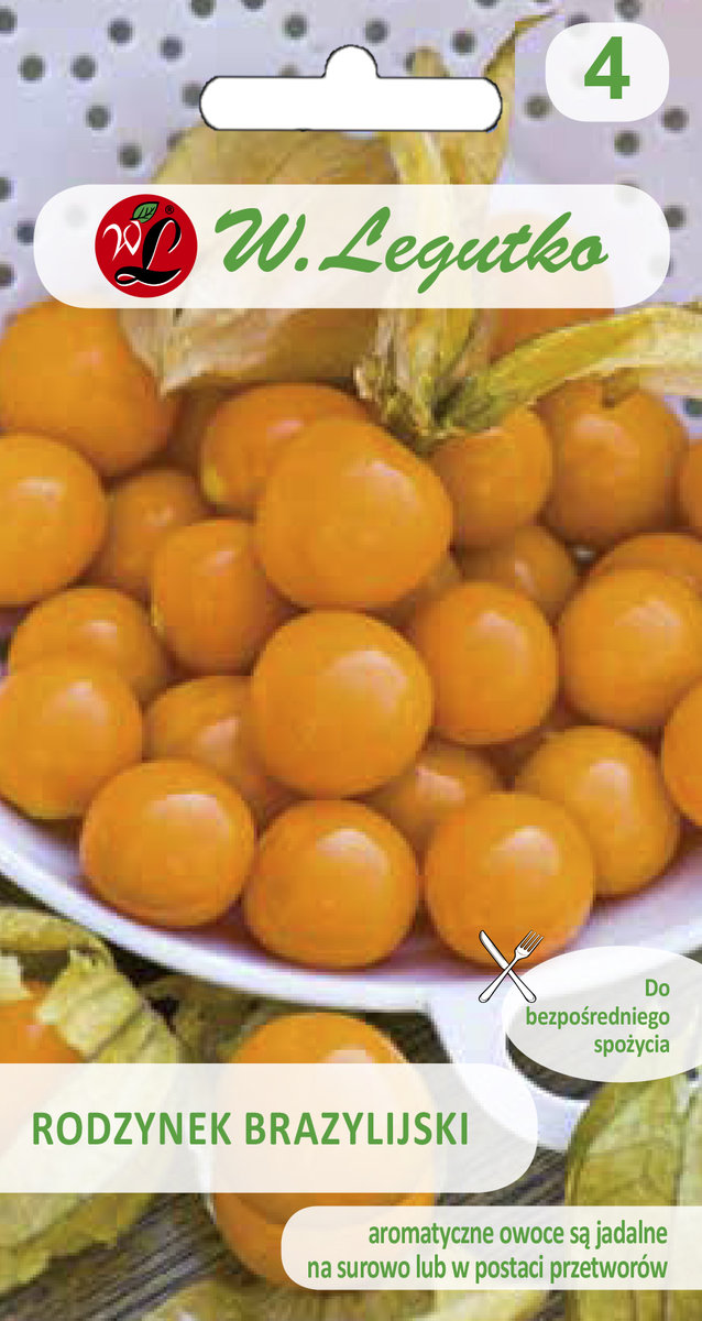Nasiona Rodzynek brazylijski (Miechunka peruwiańska) 0.20g - W.Legutko ...