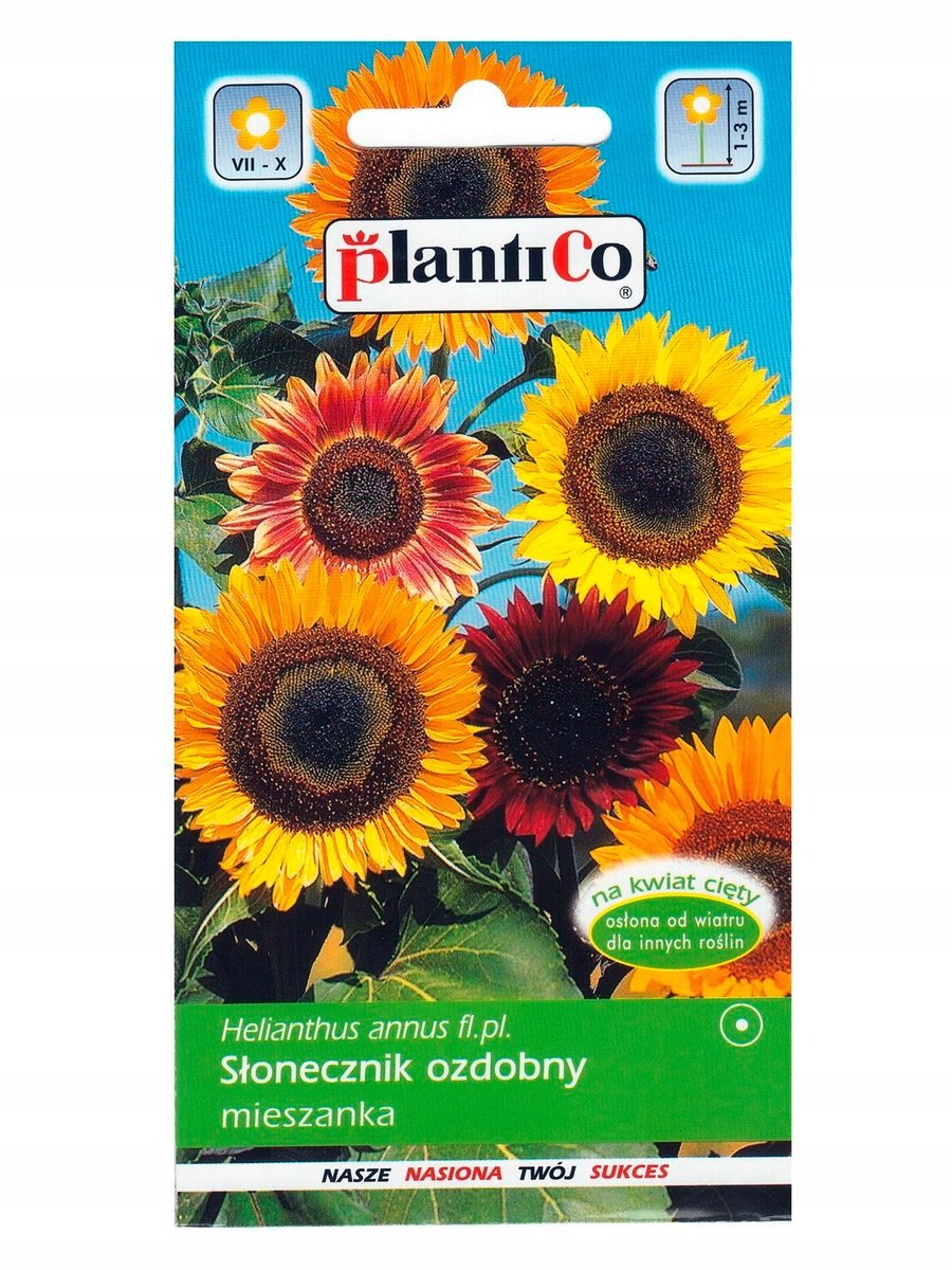 Nasiona Słonecznik Ozdobny Helianthus Annus Mix 2 Gram Plantico ...