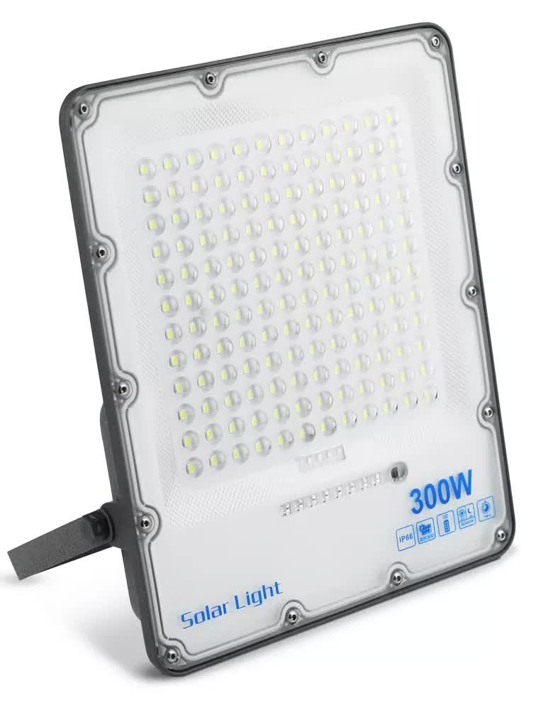 Naświetlacz LED 300W z pilotem | 5000lm, 12000mAh, IP66 | LD66-300W ...