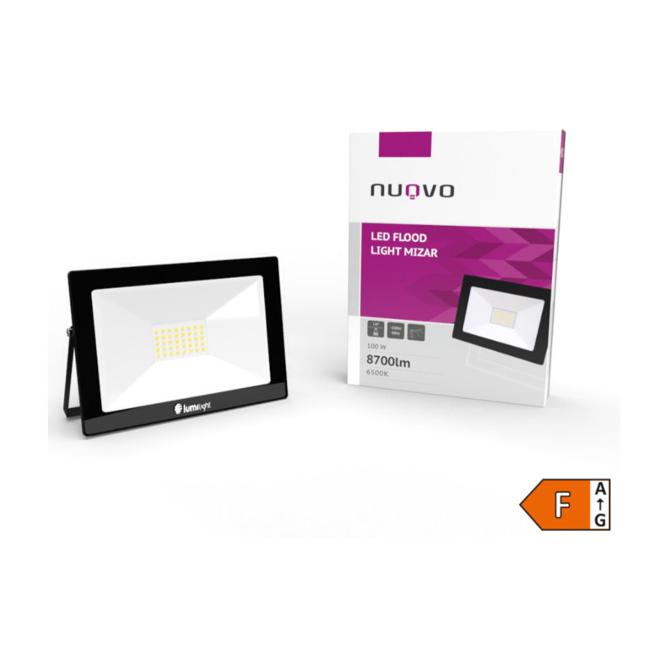 Naświetlacz Led Halogen 100W 7000Lm Mizar B. Zimna - Lumilight | Sklep ...