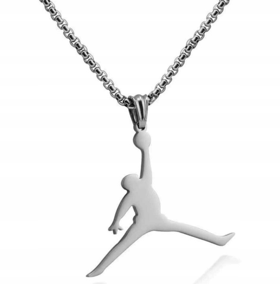 Naszyjnik chain michael jordan Chicago Bulls 23 prezent streetwear y2k ...