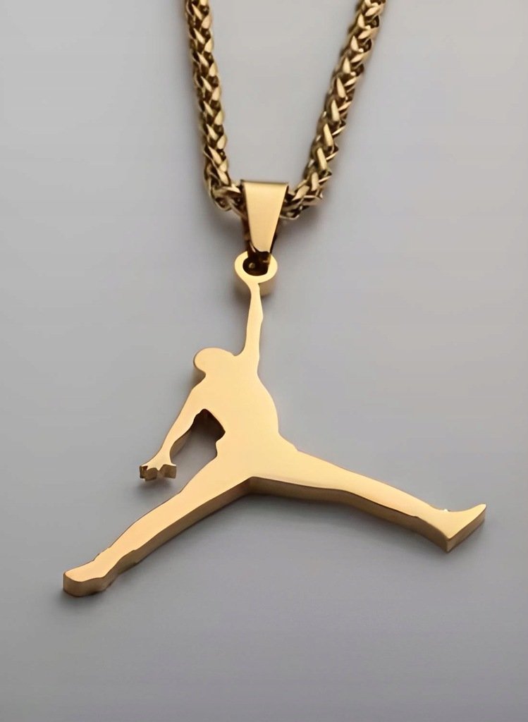 Naszyjnik chain michael jordan Chicago Bulls 23 prezent streetwear y2k ...