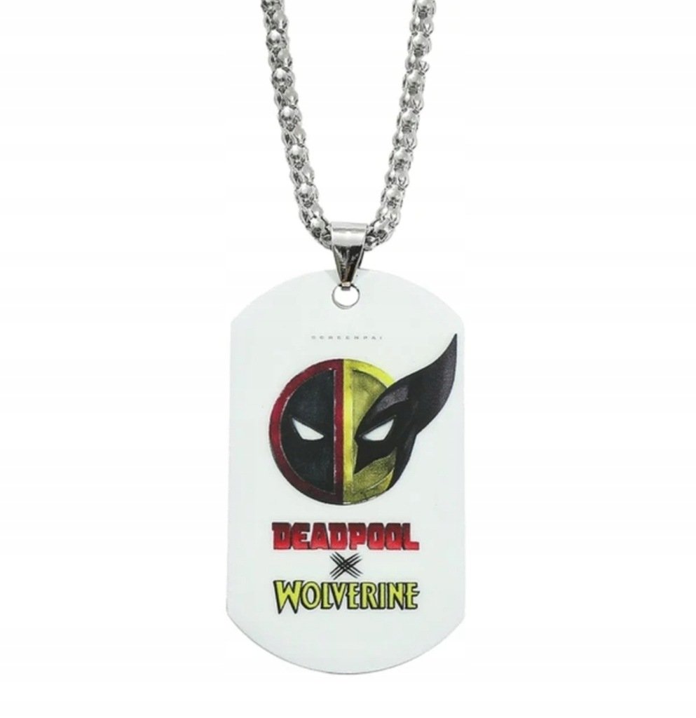 Naszyjnik wisiorek łańcuszek deadpool wolverine Y2K - Inna marka | Moda ...