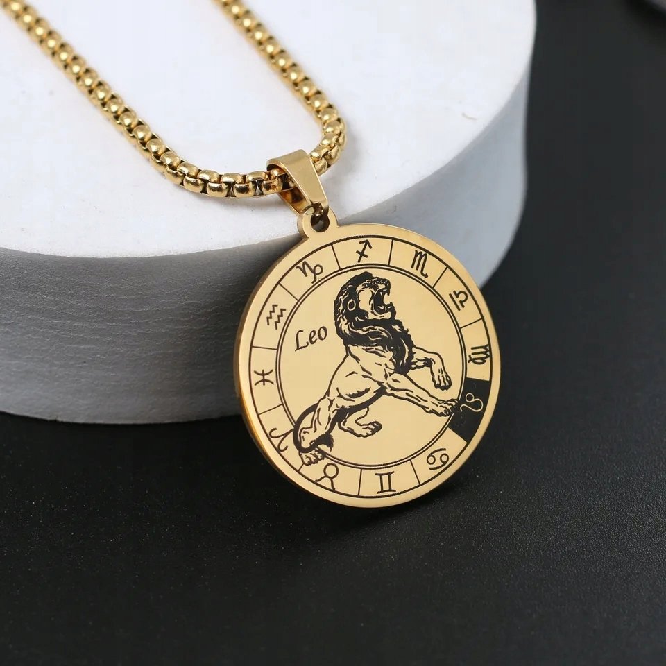 Naszyjnik wisiorek Lew Leo znak zodiaku prezent - Inna marka | Moda ...