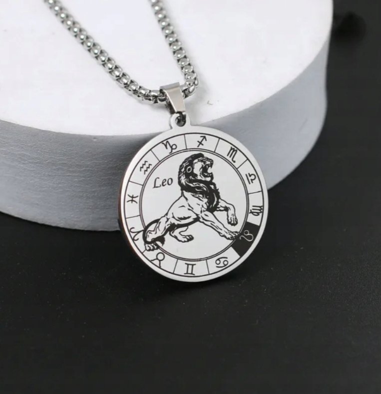 Naszyjnik wisiorek Znak Zodiaku Lew Leo prezent - Inna marka | Moda ...