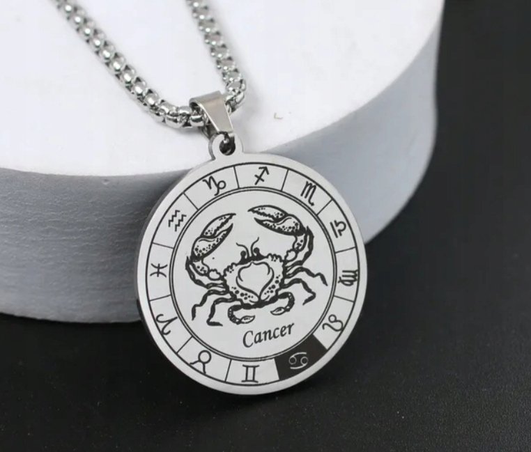 Naszyjnik wisiorek Znak Zodiaku Rak Cancer prezent - Inna marka | Moda ...
