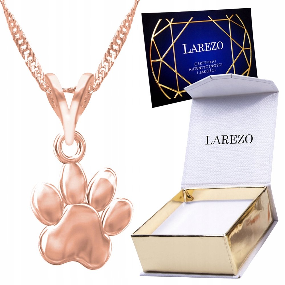 Naszyjnik złoty łańcuszek 925 Łapka Psa Pies - Inna marka | Moda Sklep ...