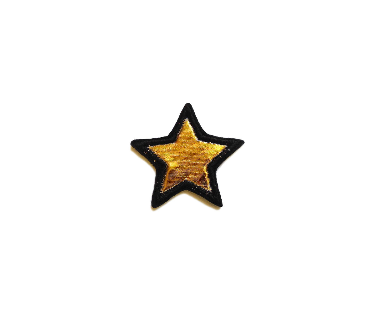 Naszywka Metallic Gold Star - Hafna | Moda Sklep EMPIK.COM