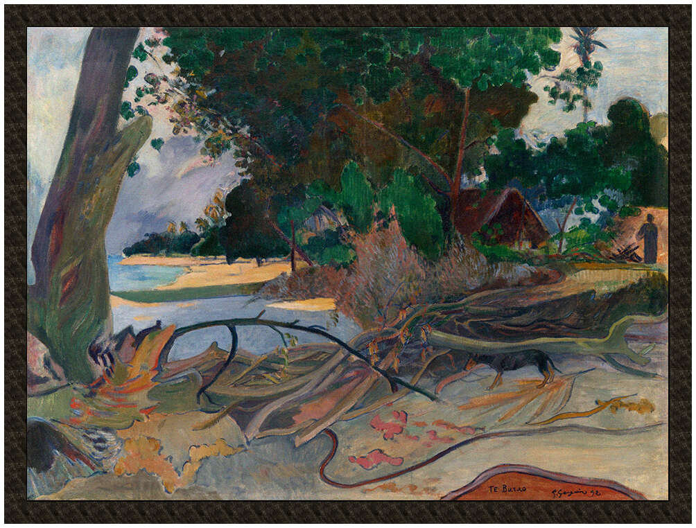 Naszywka Te burao (Drzewo hibiskusa) Paul Gauguin - Szyjemy Sztukę ...