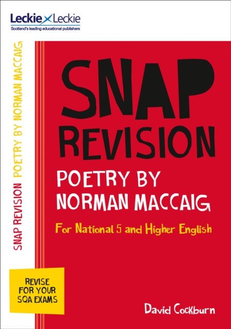 National 5Higher English Revision: Poetry by Norman MacCaig: Revision ...