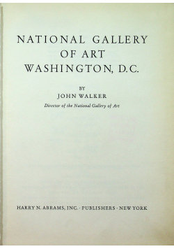 National gallery of art Washington - Harry N. Abrams Publishers ...