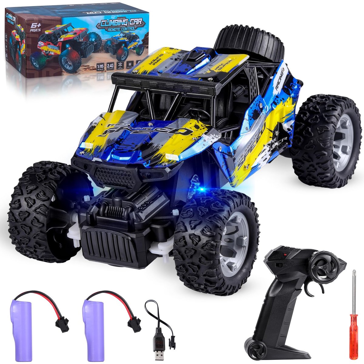 Natthswe Zdalnie Sterowany Samochód 24 Ghz Offroad Rc Car 4Wd All ...