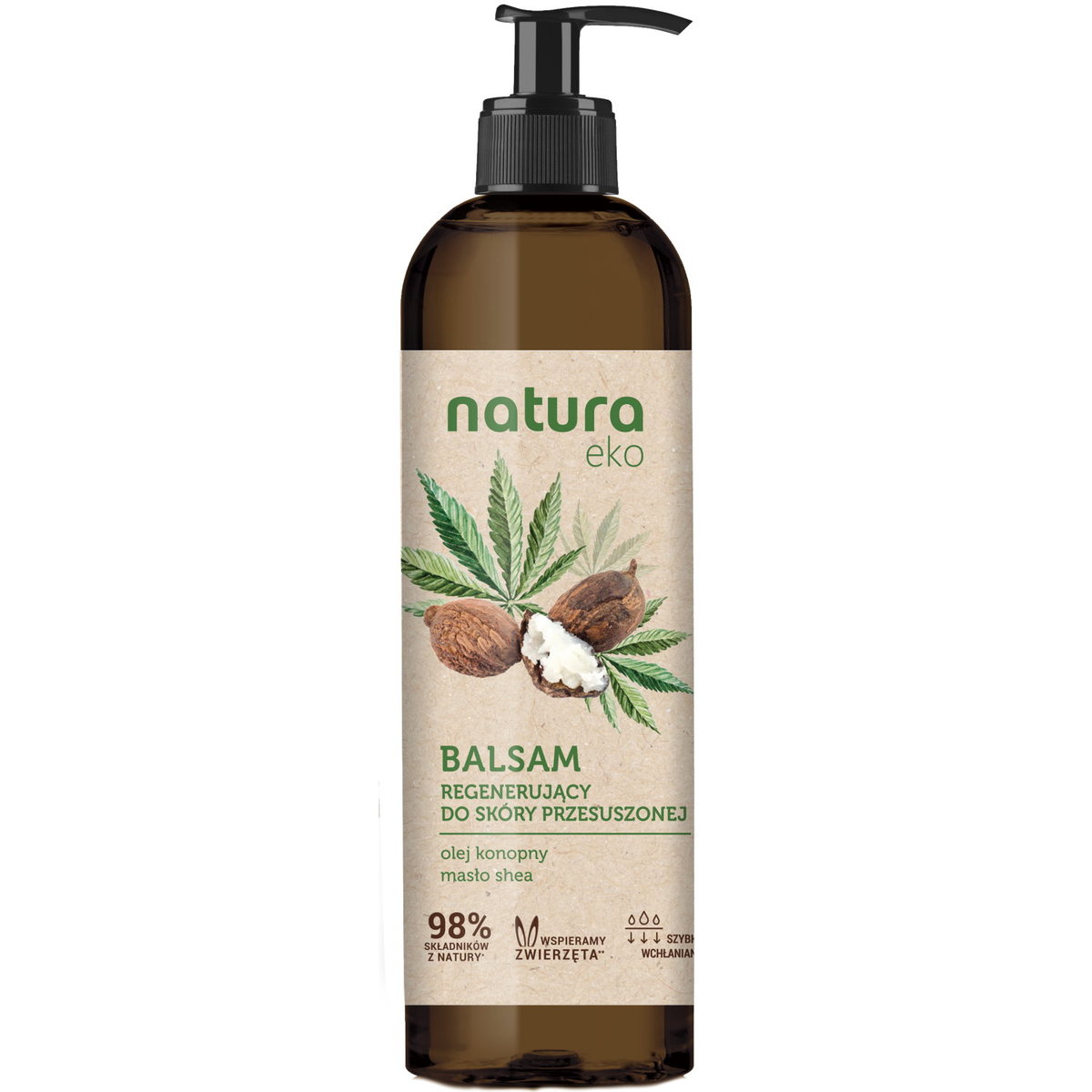 Natura Eko, Balsam Do Ciała Olej Konopny Regenerujący, 380 ml | Sklep EMPIK.COM