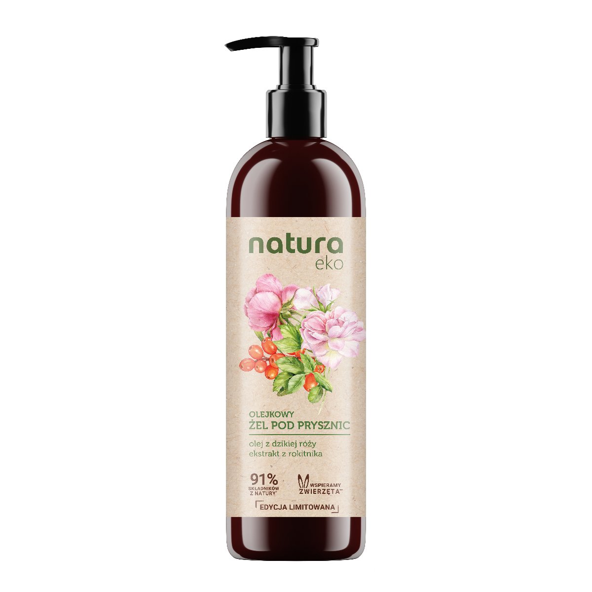 Natura Eko, Olejkowy żel pod prysznic, 400 ml | Sklep EMPIK.COM