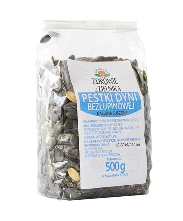 Natura Wita, Pestki Dyni Bezłupinowej, 500G - Natura Wita | Sklep EMPIK.COM