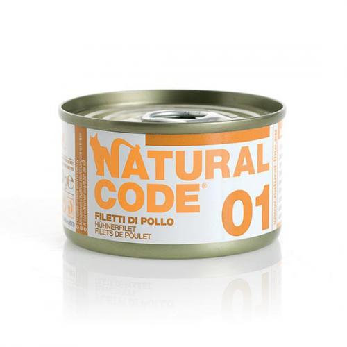 Natural Code 01 Filet Z kurczaka - Mokra karma dla kota - Puszka 85g ...