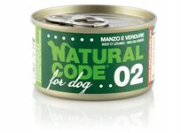 Natural Code Dog 02 Wołowina z Warzywami 90g - Natural Code | Sklep ...