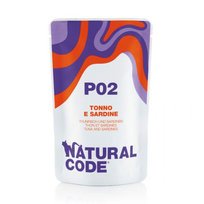 Natural Code P02 Tuńczyk Z Sardynkami - Mokra karma dla kota - Saszetka 70g - Natural Code ...