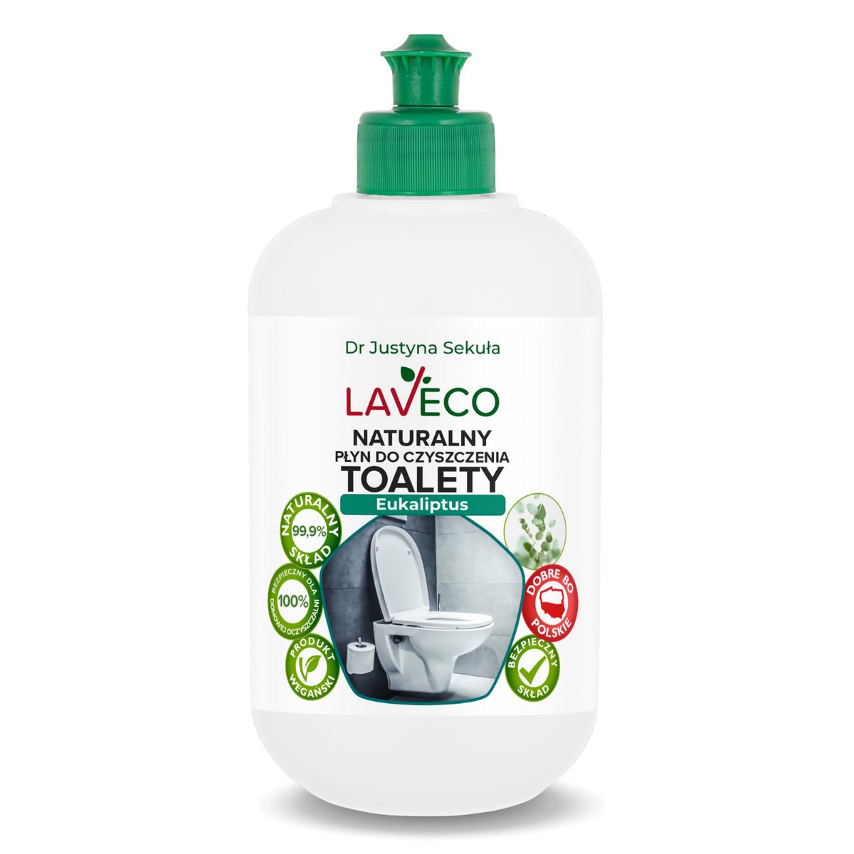 Naturalny płyn do czyszczenia mycia toalety WC - Laveco | Sklep EMPIK.COM