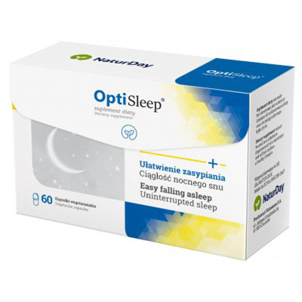 NaturDay, Opti Sleep, Suplement diety, 60 kaps. | Sklep EMPIK.COM