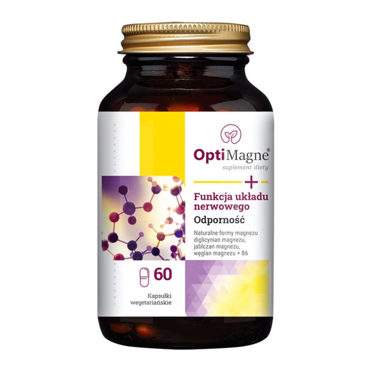 NaturDay OptiMagne, Wzmocnienie odporności, Suplement diety, 60 kaps. | Sklep EMPIK.COM