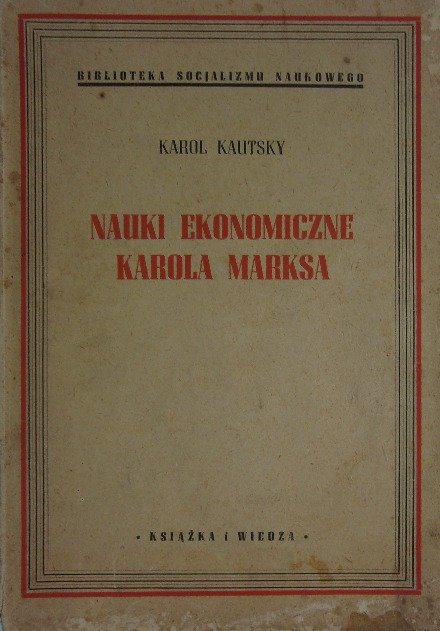 Nauki ekonomiczne Karola Marksa 1946 r. - W opisie | Książka w Empik