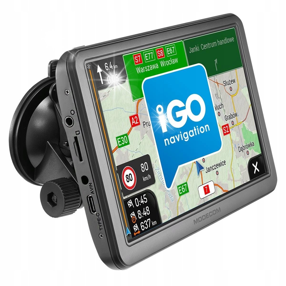 Nawigacja samochodowa MODECOM FreeWAY CX 7.4 iGO Navigation Truck (Europa - Inna marka ...