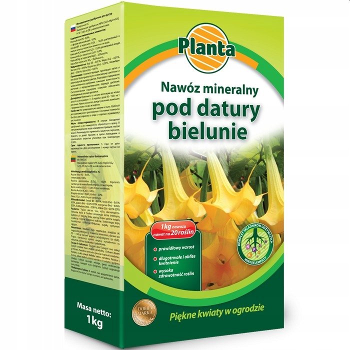 Nawóz do datur wieloskładnikowy Planta granulat 1 kg 1 l - Planta ...
