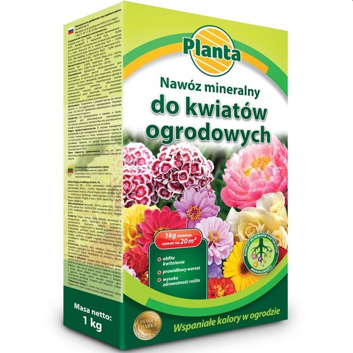 Nawóz do kwiatów ogrodowych 1 kg Planta - Planta | Sklep EMPIK.COM